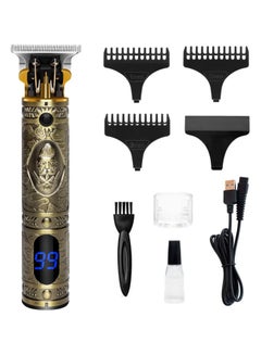 YACD Professional Mens Hair Clippers Zero Gapped Cordless Hair Trimmer ...