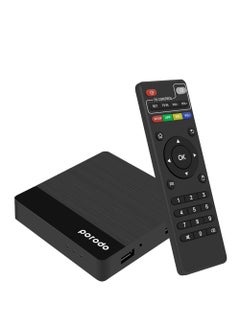 porodo Android TV Box 1+8 GB Support 4K with BT RCU and USB Dongle ...