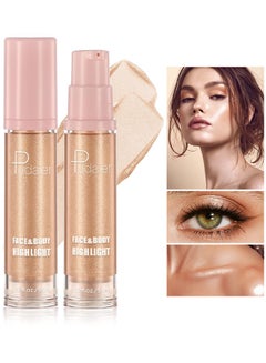 pudaier Face Body Luminizer, Liquid Illuminator Body Shimmer Oil ...