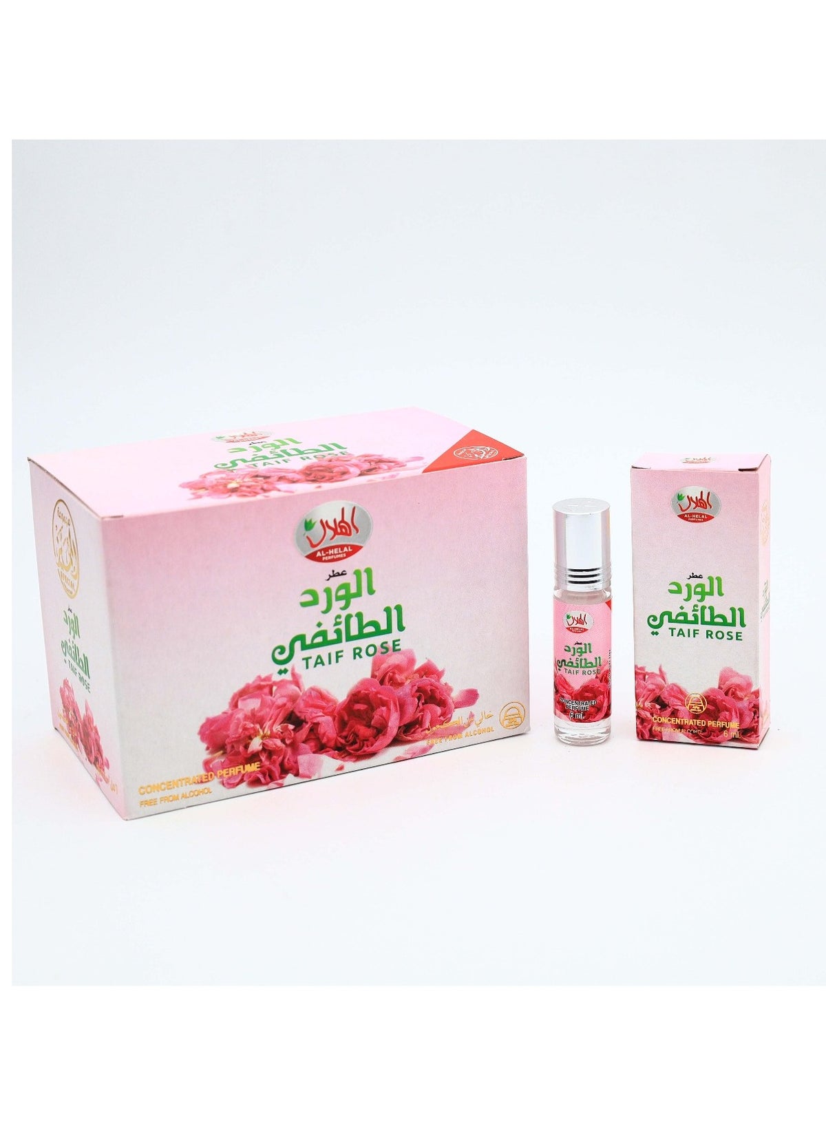 AL-HELAL Taif Rose Special Perfumes 6ml*12pcs | Best Price KSA | Riyadh ...
