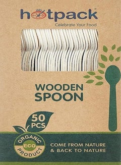 Hotpack Hotpack Eco Friendly Disposable Wooden Spoon 50 Pieces ' 50 ...