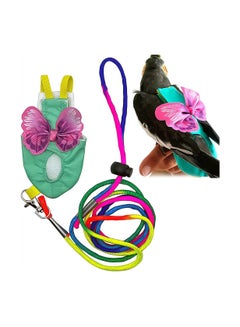 KASTWAVE Bird Diapers Harness and Leash Parrot Flight Clothes Suit Bird ...