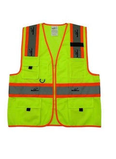 Vaultex Safety Jacket with Zip And Pocket Green UAE | Dubai, Abu Dhabi