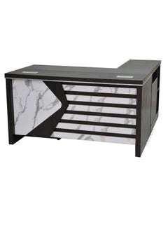 KARNAK Wooden Executive Office Desk with Drawers keyboard Computer ...