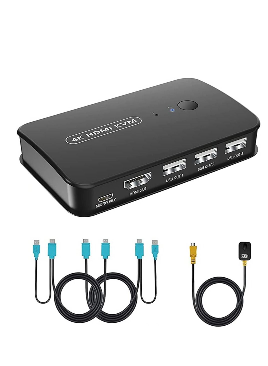 Generic 4K HDMI KVM switch - multi devices to 1 screen | Best Price KSA ...