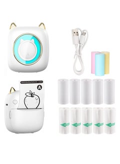 Rightsure Mini Printer Portable, Pocket Thermal Printer with 13 Rolls ...