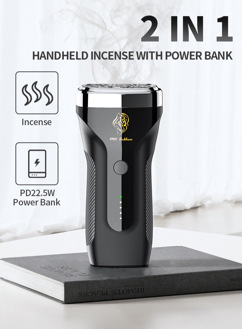 Oud Bukhoor Handheld Style Incense Burner with Portable Charger PD22.5W ...