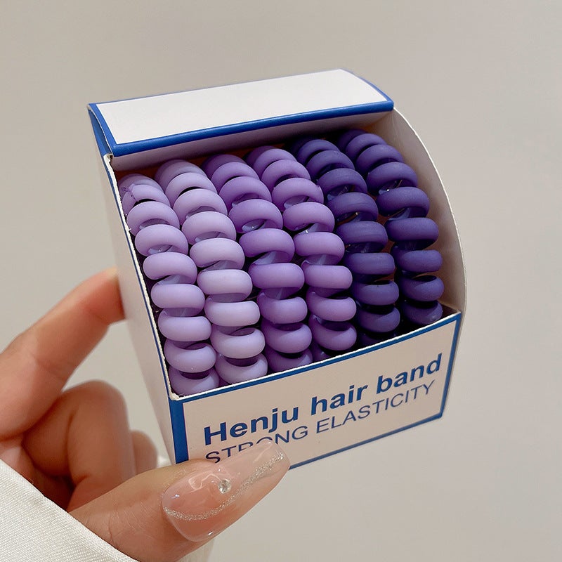 Generic 10 Pack ~ Candy Color Twist Hair Rope Pony Tail Headline High ...