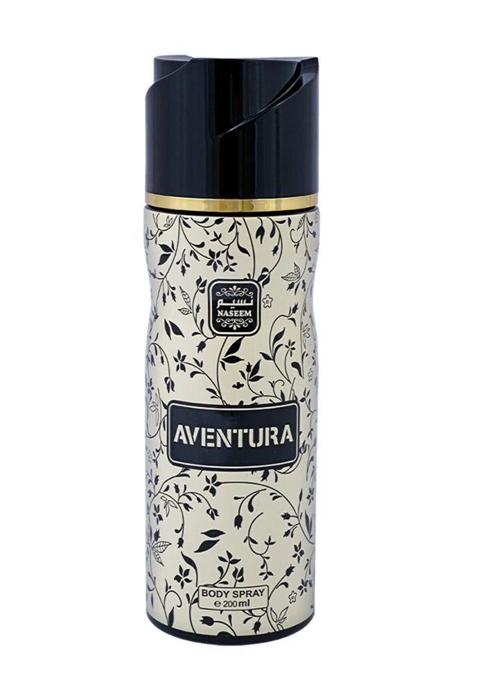 Naseem Aventura Body Spray – 200ml | Long-Lasting Alcohol-Free Body ...