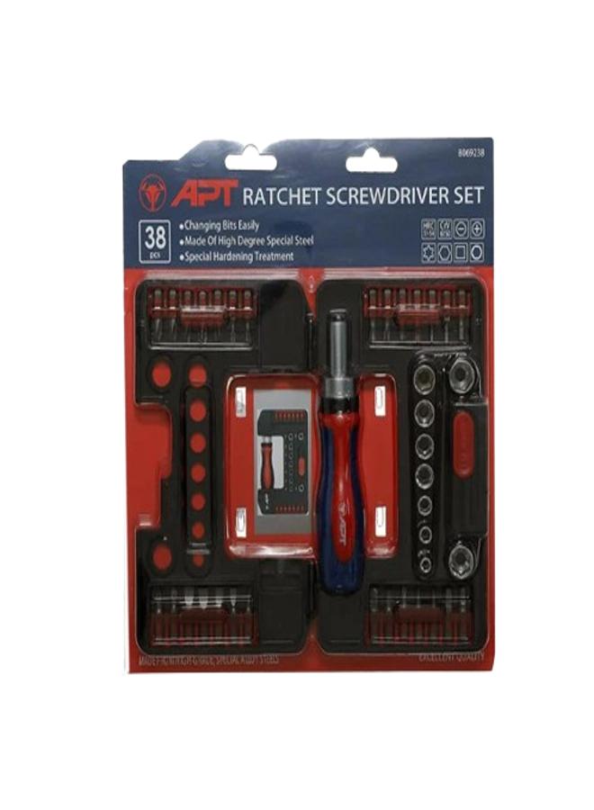 Apt Screwdriver Set Ratchet APT 38Pcs, 8069238 - Multicolor | Best ...