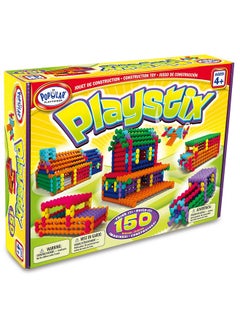 Popular Playthings Playstix Construction Toy Building Blocks Set 150 Piece Stem Kit | Best Price ...