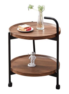 DubaiGallery Classic Two-Tier Rolling Tea Table: Perfect for Your ...