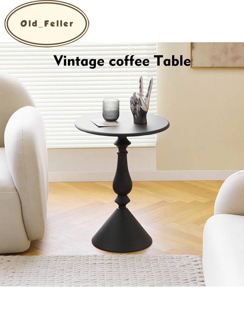 Old_Feller Vintage Sofa Side Table Living Room Coffee Table Household ...