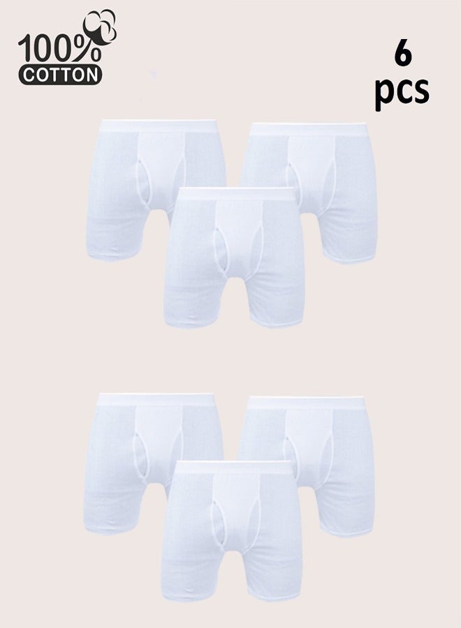 DICE White Short Boxer for Men Solid (6 Pieces) | Best Price KSA ...