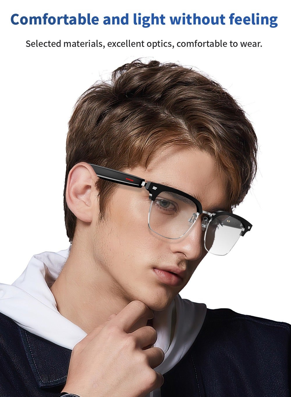 ET mobile Wireless Smart Glasses With Music And Voice Protection | Best ...
