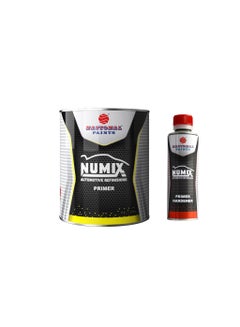 NATIONAL PAINTS Numix 2K Easy Sanding Primer Grey 1 Liter and 0.25 ...