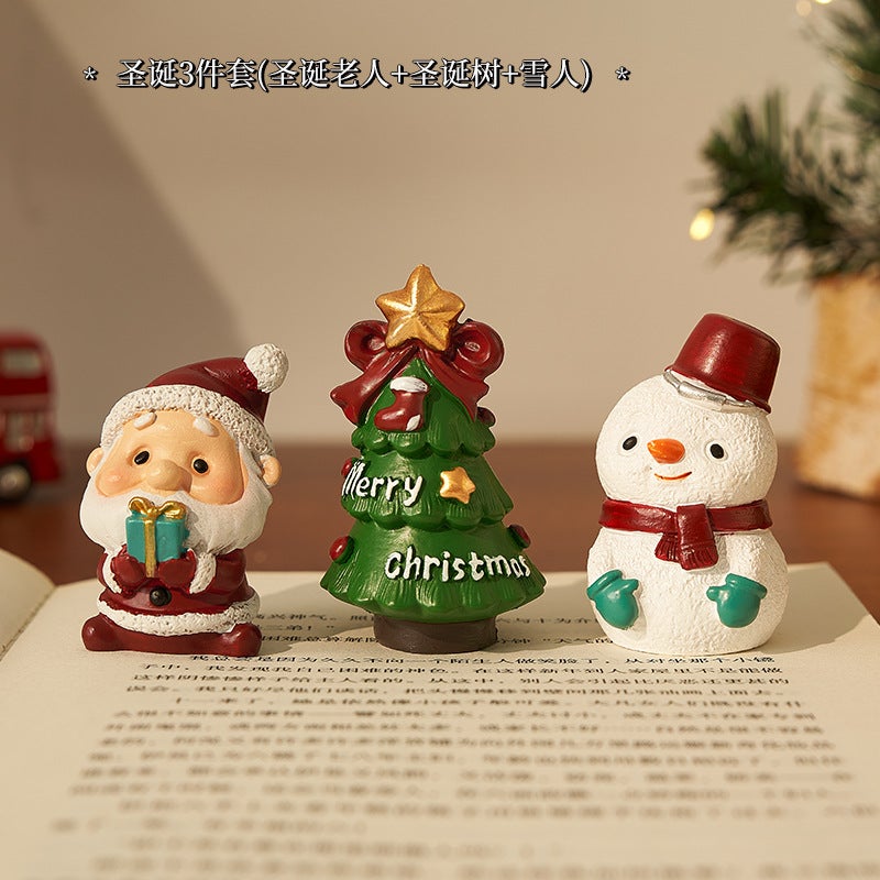 Generic Christmas Gift Box Gifts Santa Claus Desktop Ornaments Tree ...