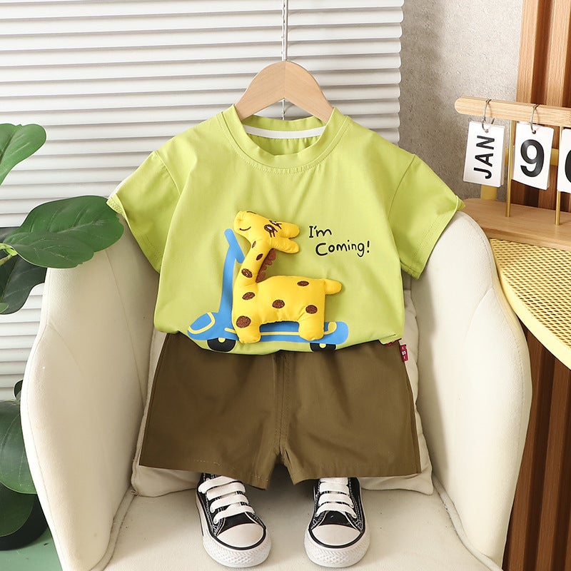 Generic Boys' Baby Casual Lel Summer Dress Suit Children'S Summer ...