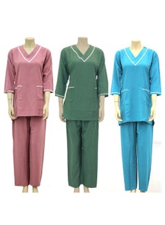 1home Housemaid Uniform Maid & Nanny Scrub Suit 3-piece set UAE | Dubai ...
