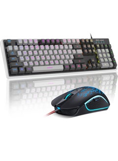 MageGee MageGee Gaming Keyboard and Mouse Combo, K1 RGB LED Backlit ...