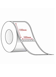Generic Thermal Shipping Label Paper 100 * 150mm(4 * 6 Inch) Adhesive ...