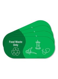 تسوق SmartSign و(Pack Of 4) 3.75 X 9 Inch “Food Waste Only” Recycling ...