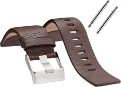 Diesel Jewel Diesel Watch Compatible 24MM Brown Color Genuine Leather ...
