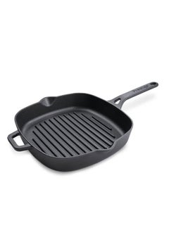 Prestige Prestige Cast Iron Grill 24 CM | Iron Grill Pan with Handle ...