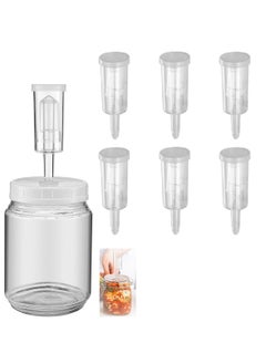 Generic 6 Pieces Airlocks Homebrew Bubble Airlock for Fermentation for ...