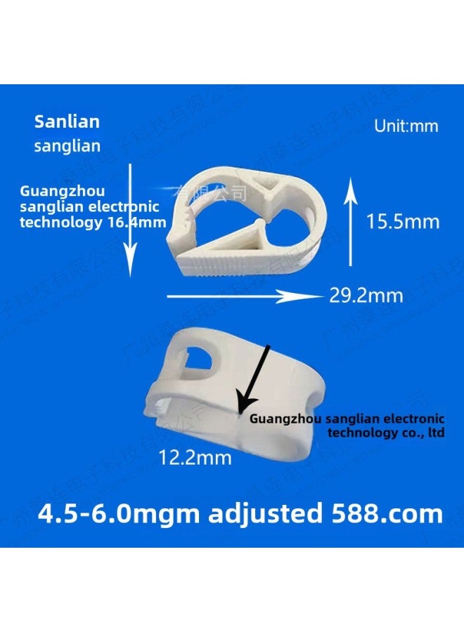 Generic 3-17mm Pipe Clamp Flow Stop Clamp Hose Flow Adjustment Clamp ...