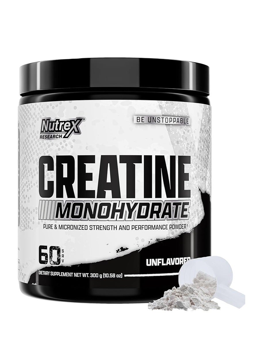 Nutrex Research Creatine Monohydrate Unflavored 60 Servings 300g | Best ...