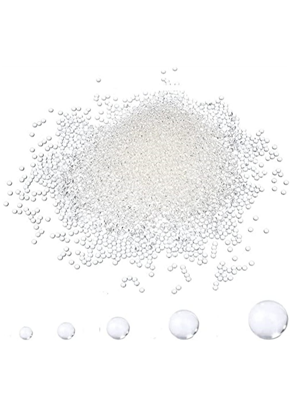 Generic Gel Soil Water Crystal Beads Jelly Water Gems Vase Filler 10000 ...