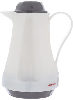 ROTPUNKT Glass Thermos 1 Liter Plastic Body White Grey | Best Price KSA ...