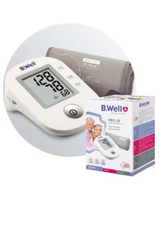 B.Well PRO-33 Automatic Blood Pressure Monitor 22cm - 32cm Size Medium Cuff UAE | Dubai, Abu Dhabi