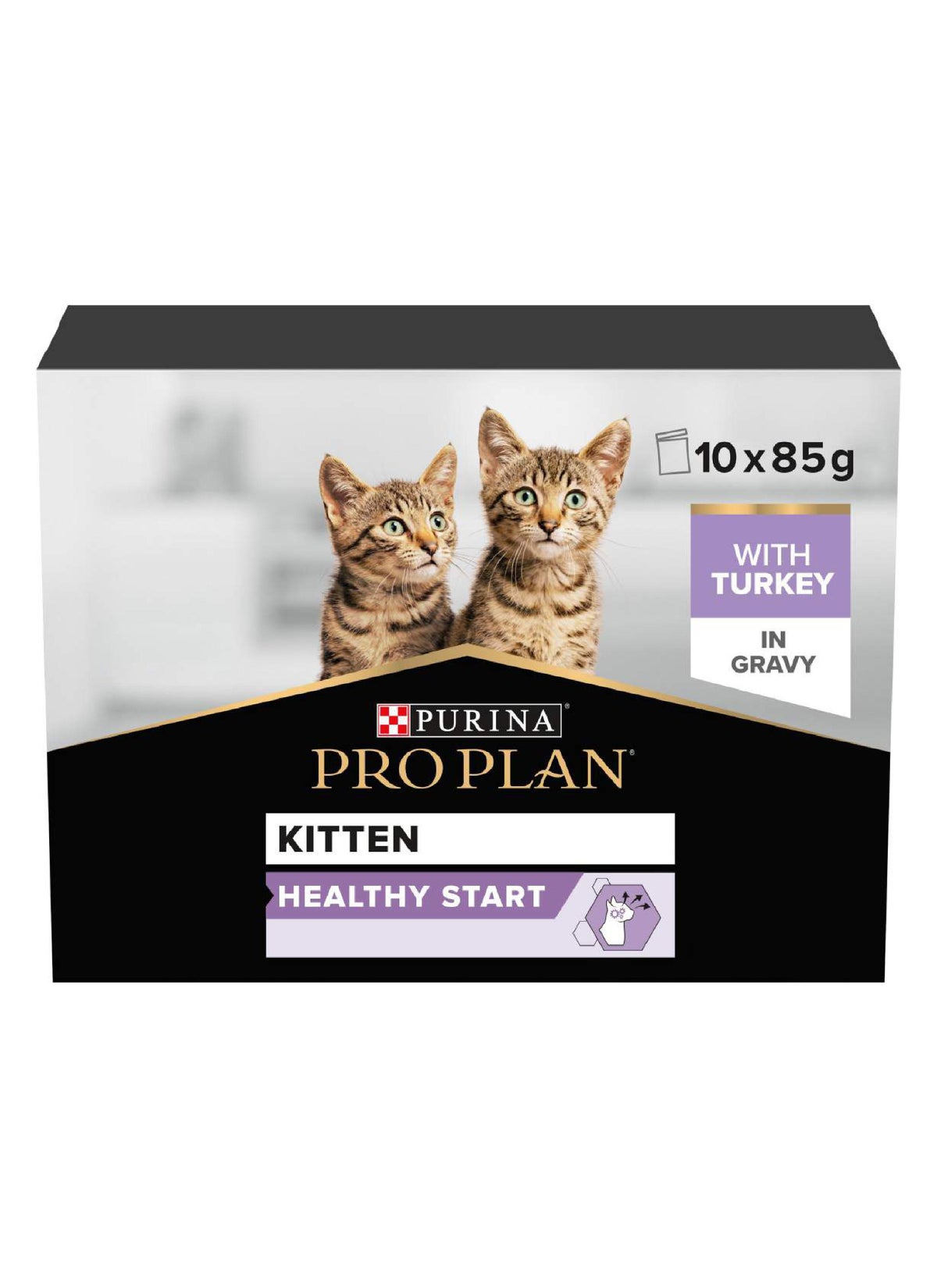 Purina Pro Plan Kitten Wet Cat Food Turkey In Gravy Multipack | Best ...