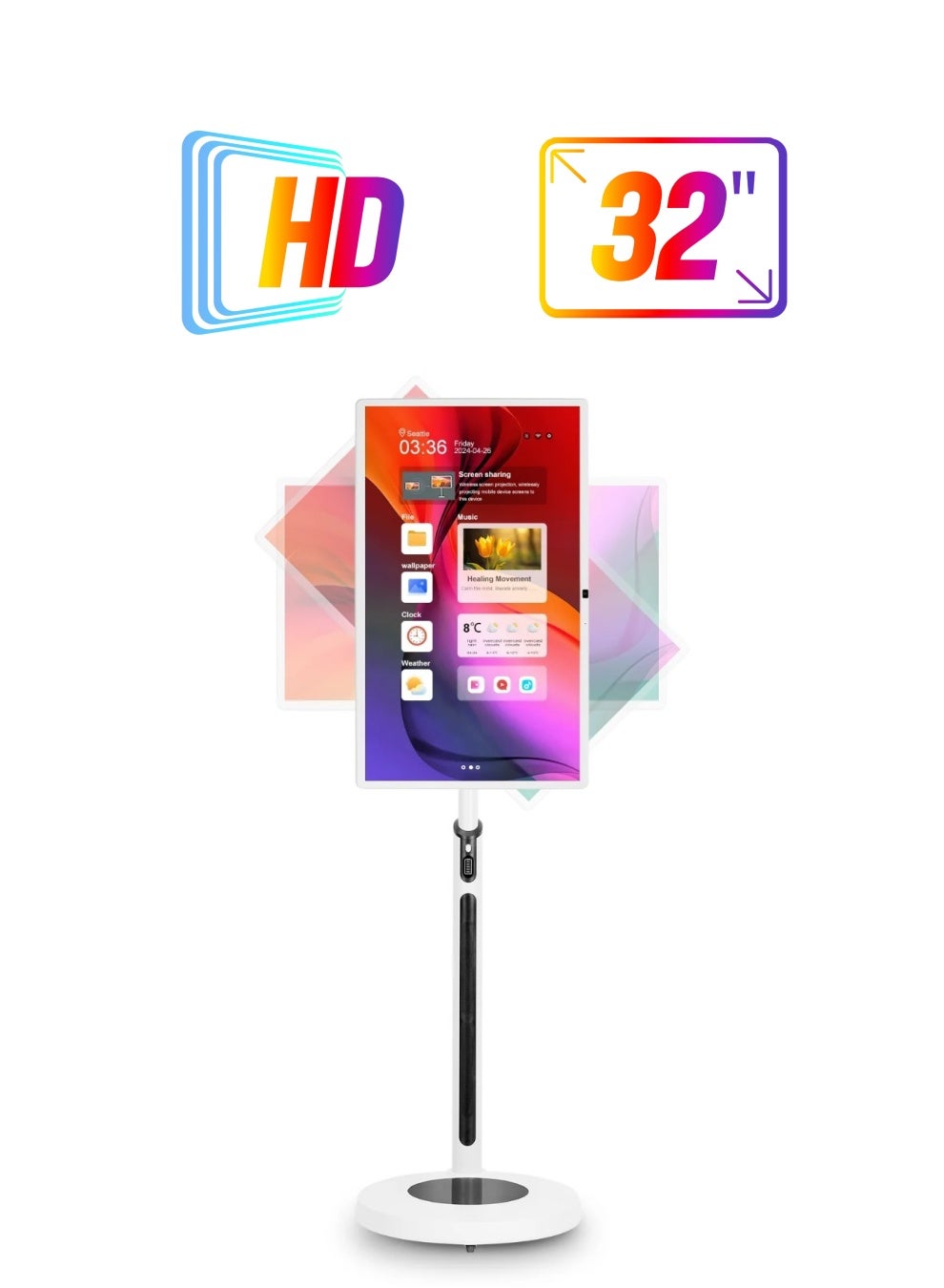 Rich Life Smart Touch Screen 32-inch Display with Android | 10-Point ...