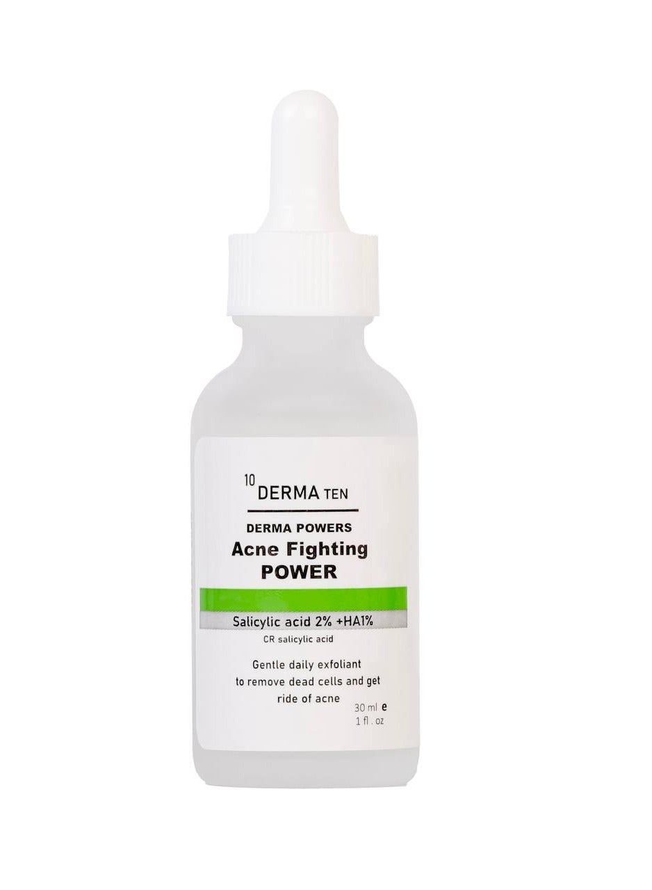 DERMA TEN Salicylic Acid Derma Ten Acne Fighting Power Serum | Best ...