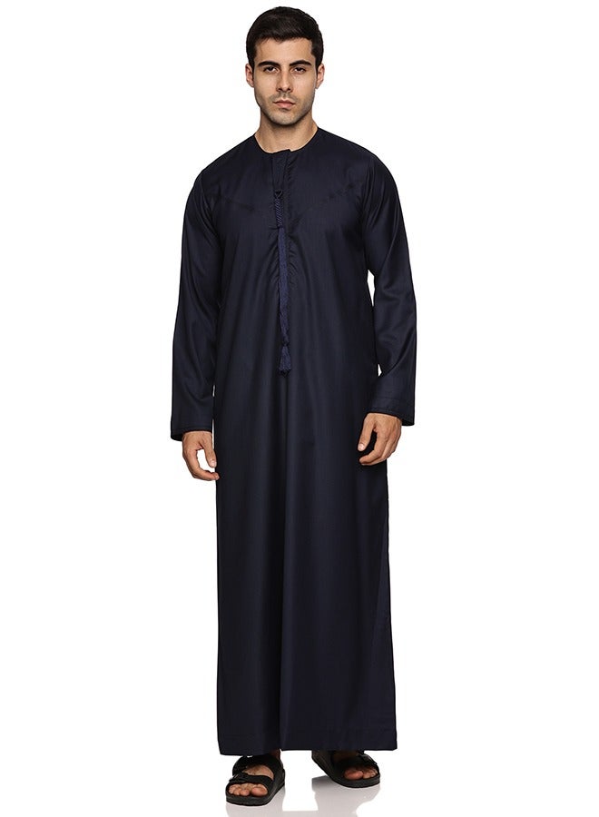 U.S. ELK U.S. ELK Men's Long Sleeve Emirati Kandura | Islamic Dishdasha ...
