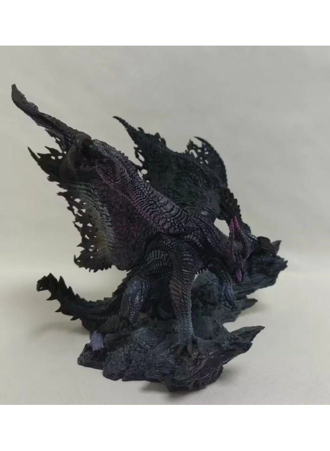 Generic Monster Hunter World Hand-held Silver Fire Dragon Male Fire ...