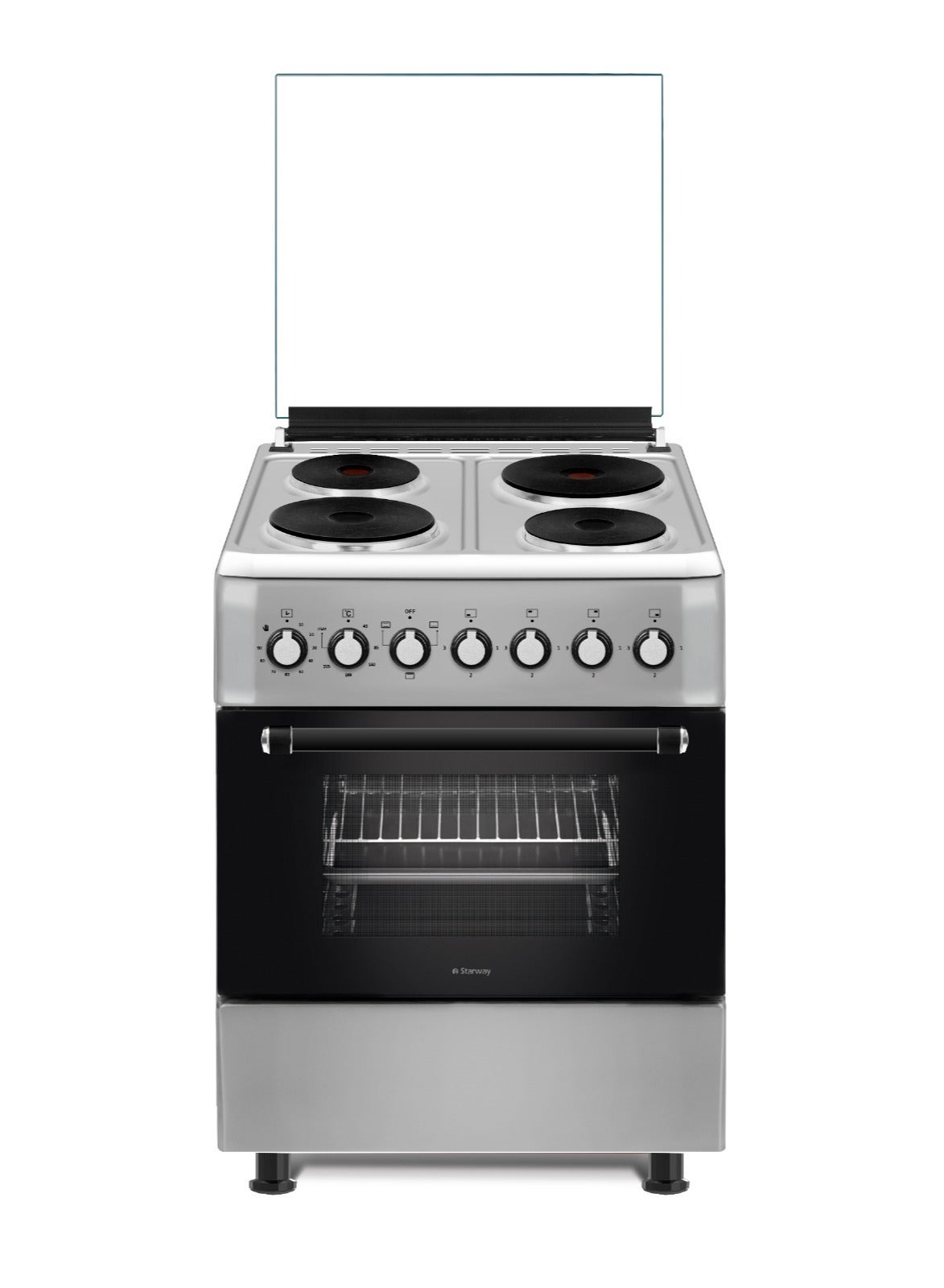 Starway Starway 60x60cm 4 Burner Electric Extra Wide Cooking Ranger ...