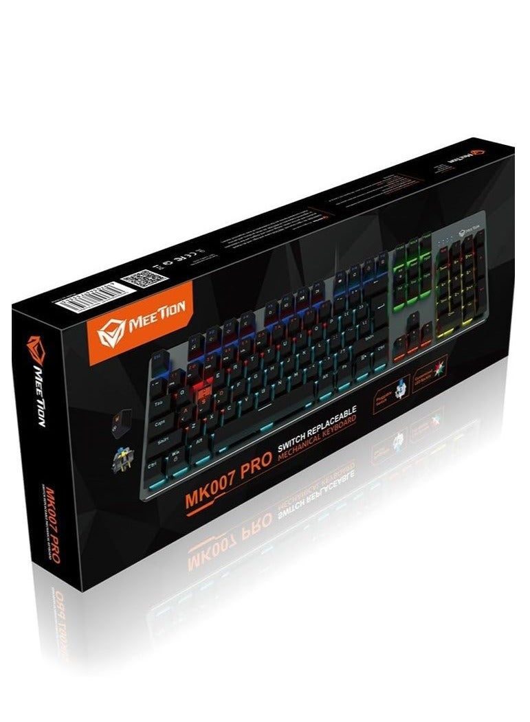 Meetion Meetion Mk007 PRO Basic Mechanical Hot Swap Gaming Keyboard with OUTEMU blue switch ...