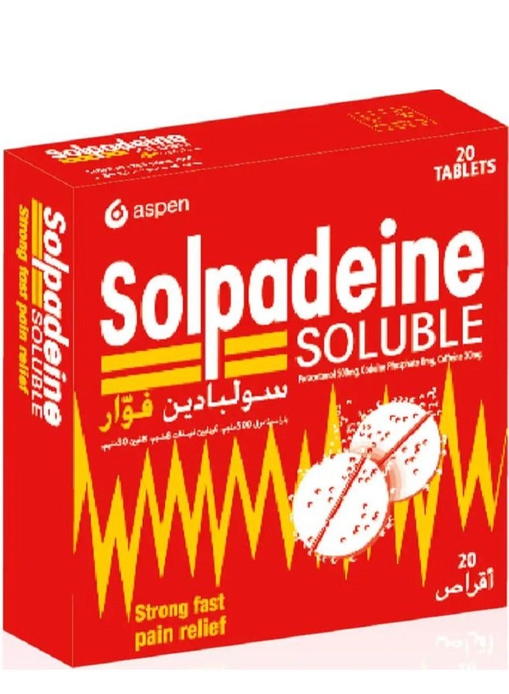 SOLPADEINE Solpadeine Soluble 20 tablet | Best Price KSA | Riyadh, Jeddah