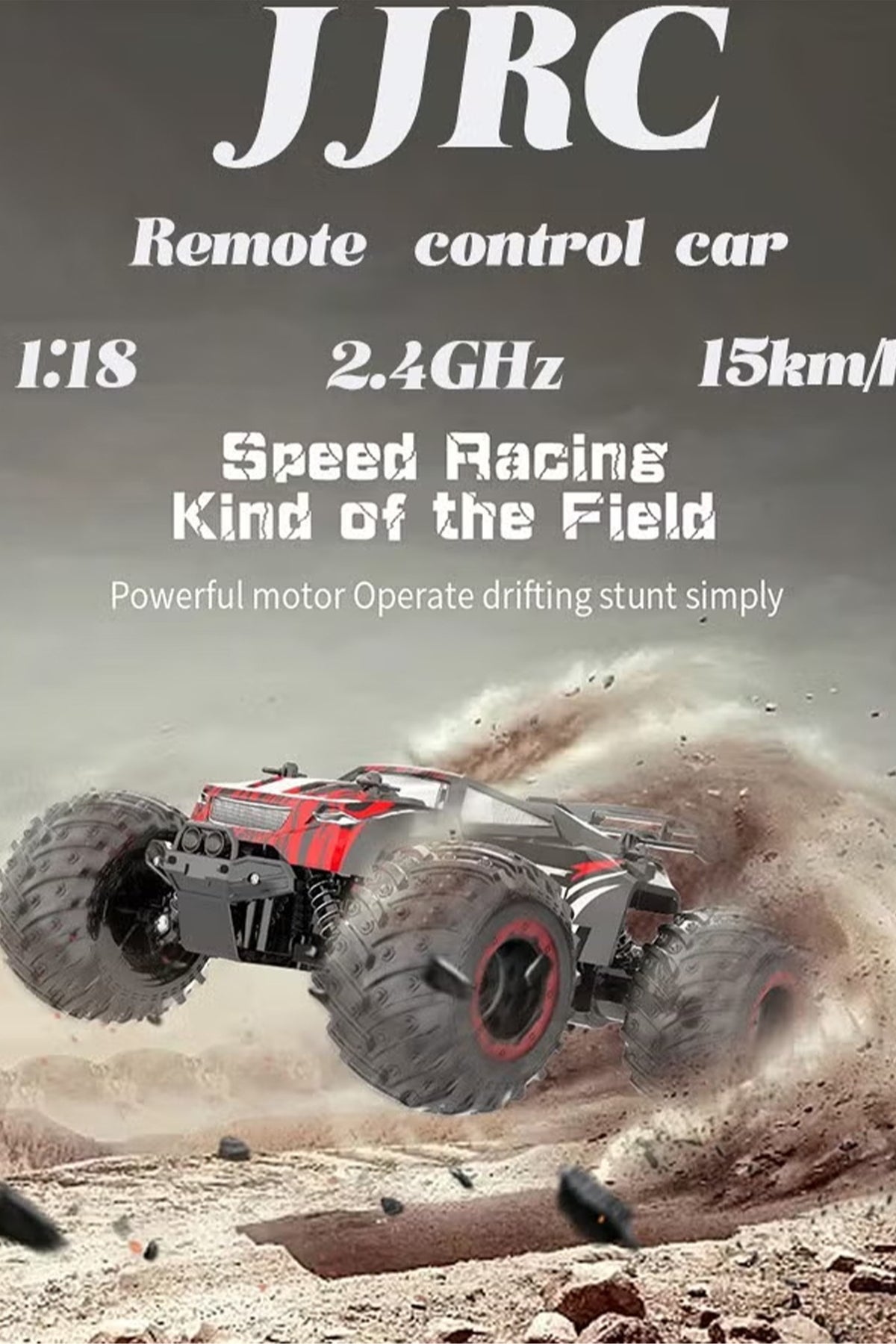 JJRC JJRC Q105 Remote Control Car, 1:18 Scale All Terrain RC Cars, 15Km ...