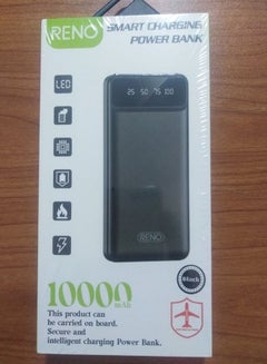 Reno Power Bank 10000 mAh 2 USB Port Charge -Black Egypt | Cairo, Giza
