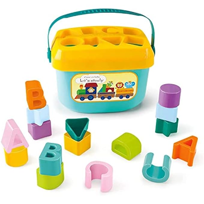 Generic SHAPE SORTING BLOCKS FOR KIDS TOYS, BABY SORTING TOYS STORAGE ...