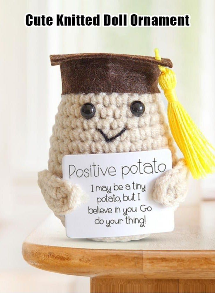 Generic Graduation Gift Cute Positive Potato, Mini Funny Positive ...
