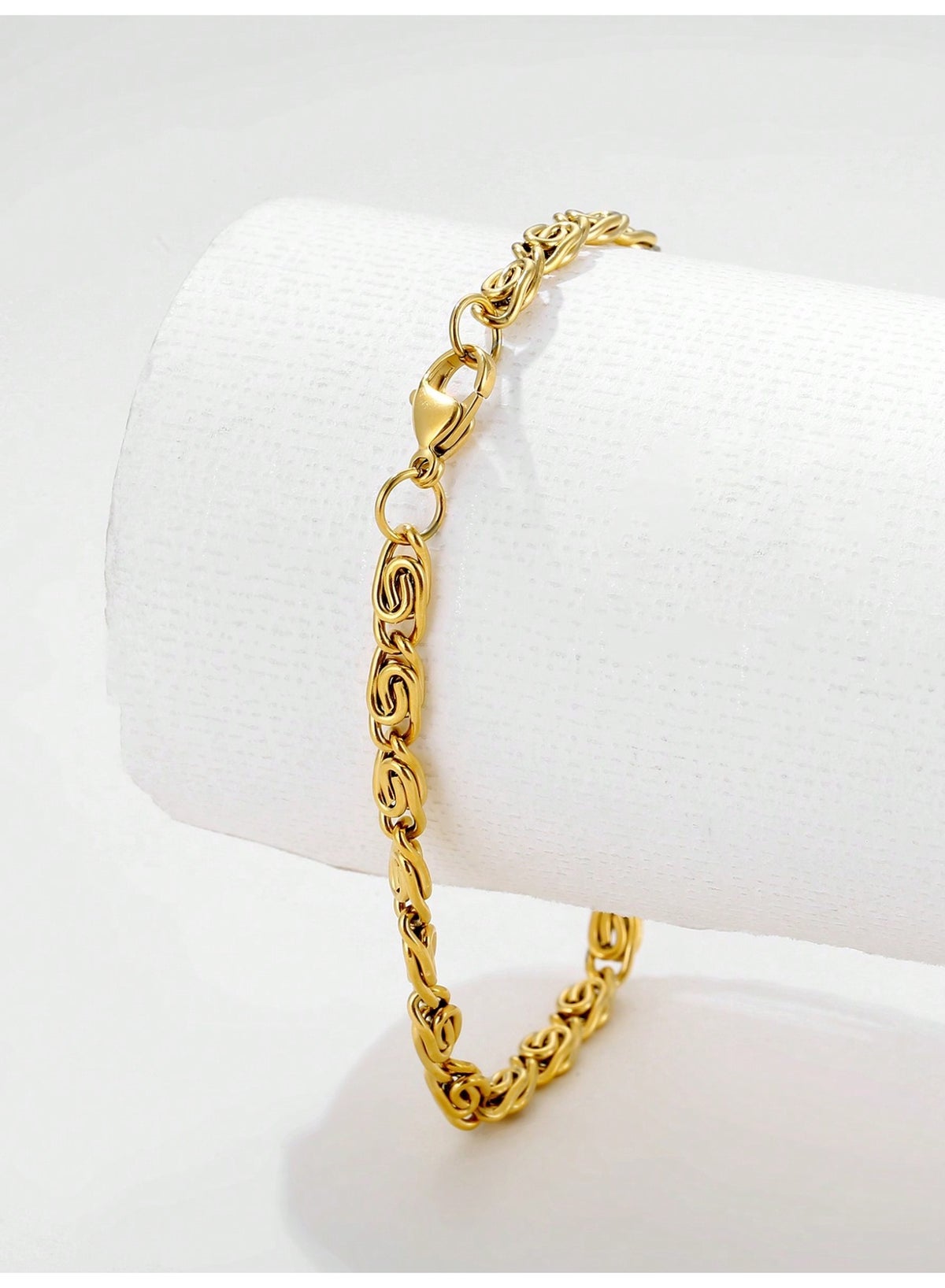 Julia Store 18K Gold Pated Stainless Steel Unique Trendy Elegant Gold ...