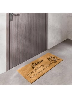 Home Box Packages Printed Coir Doormat with PVC Back 100 x 45 cm UAE ...