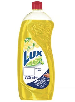 Lux LUX Dishwash Liquid for sparkling clean dishes, Lemon, tough on ...