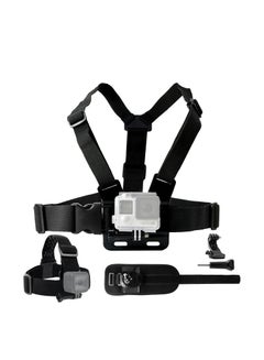 Generic Body Mount Bundle Compatible with Gopro Hero 8, 7, 6, 5, Black ...